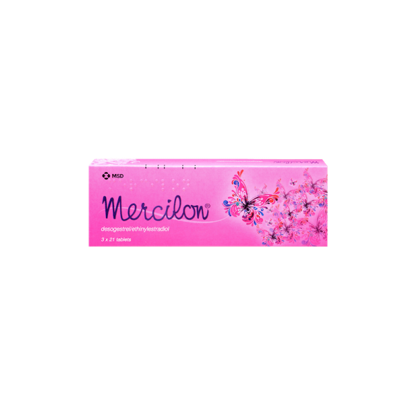 MERCILON Desogestrel / Ethinylestradiol 150mcg / 20mcg Tablet 21's ...